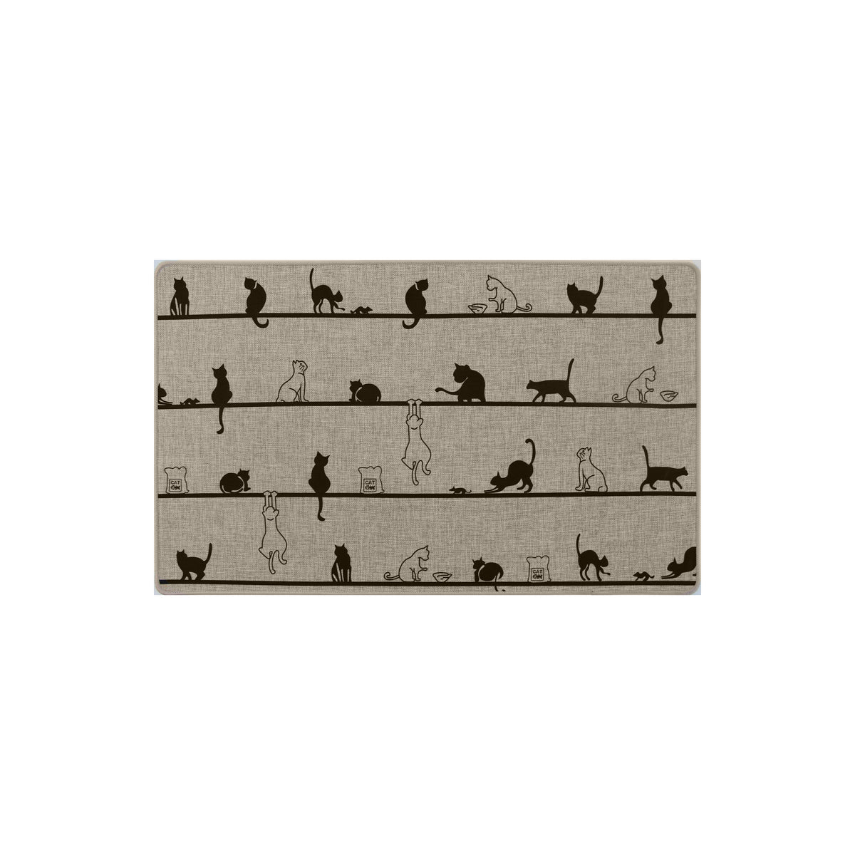 Poly Mats Cats Cats Cats Indoor Kitchen Mat | Avocado Decor