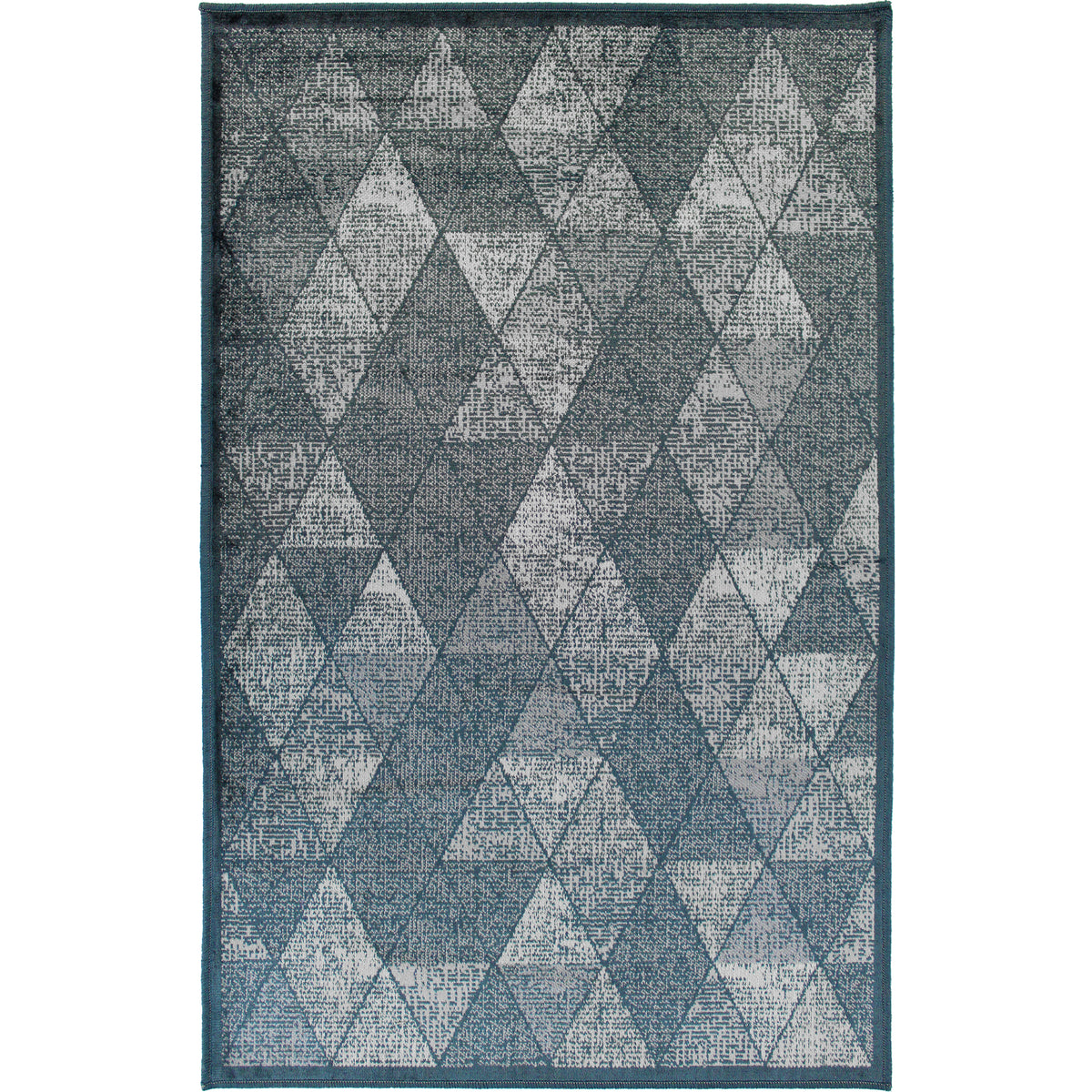 Artificial Silk Kite Blue Indoor Area Rug | Avocado Decor