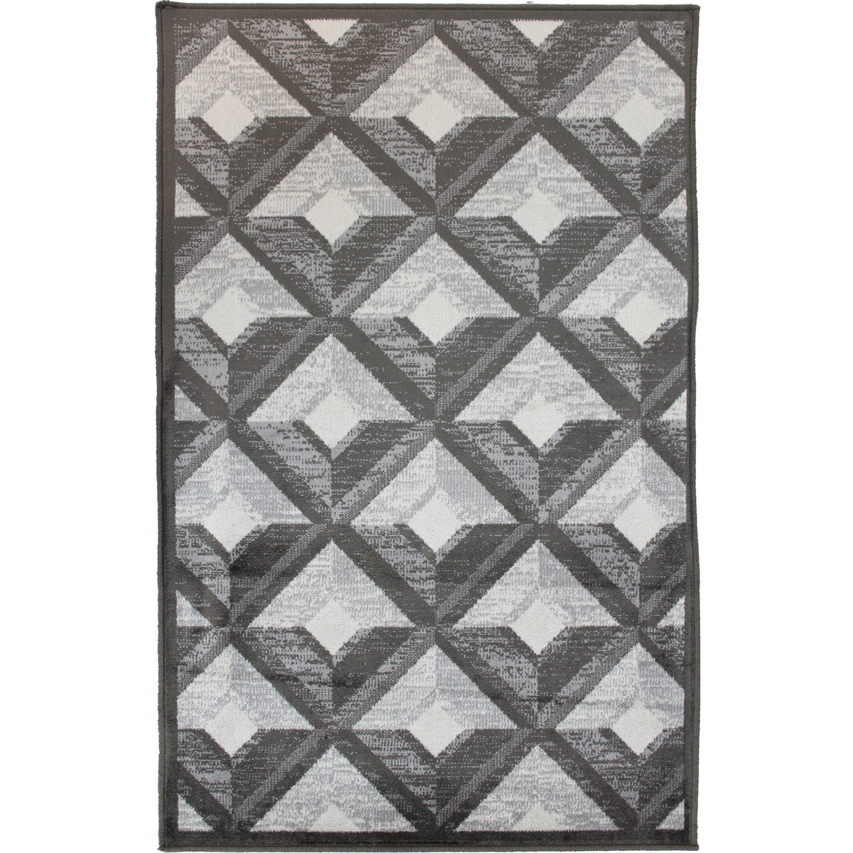 Artificial Silk Mack Gray Indoor Area Rug | Avocado Decor