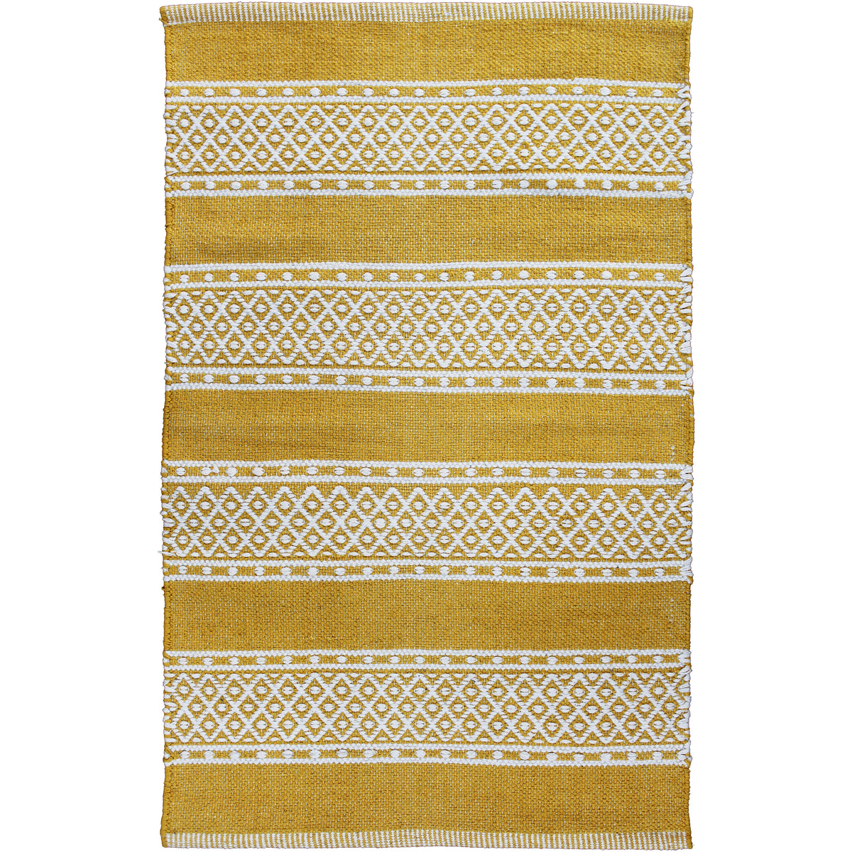 Dhurrie Temptations Sunshine Reversible Indoor Area Rug | Avocado Decor